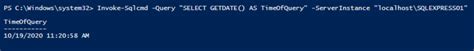 Powershell Executing Sql Queries What Do I Need Programming