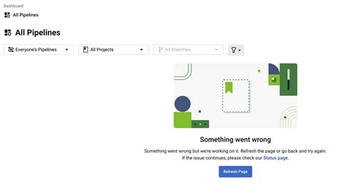 dashboard is down forever after renaming a repo feedback and bug