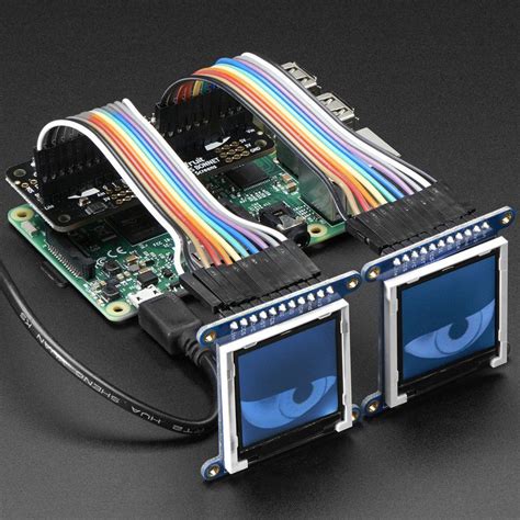 Adafruit Animated Eyes Bonnet For Raspberry Pi Mini Kit Without Displays