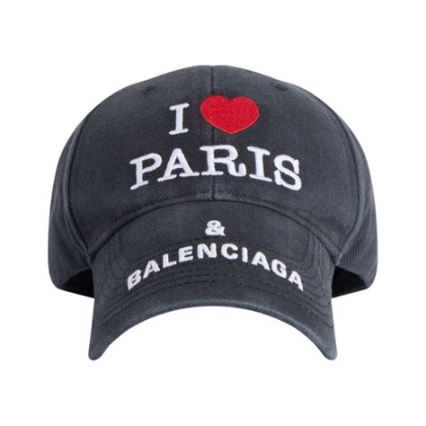아이 러브 파리 And 발렌시아가 캡 블랙 Balenciaga Kream
