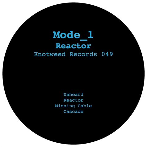 Kw049 Reactor Mode 1 Knotweed Records And Decision Making Theory