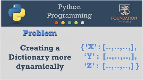 Python Creating Dictionary Dynamically Youtube