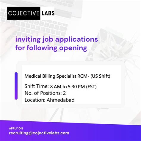 Cojective Labs On Linkedin Hiring Rcm Hiringalerts Medicalbilling Hiringimmediately