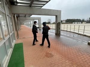 213 不審者対応の避難訓練 玉造中学校