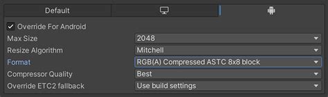 Optimising Unity Texture Import Settings Technical Articles Unity