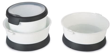 Cuver ძაღლის და კატის სამგზავრო საკვები კონტეინერი Veli Store