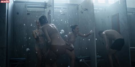 Naked Angela Bundalovic In The Rain