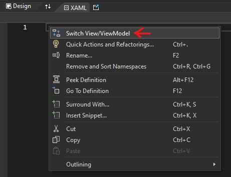 MVVM View To View Model Switcher Visual Studio Marketplace