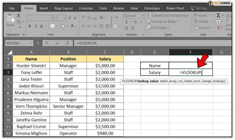 How To Use Vlookup In Excel Tech Junkie