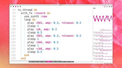 Making Music With Code Using Sonic Pi Making Music Coding Sonic