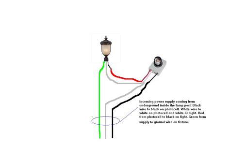 I Installed A New Outside Post Light The Old Light Had A Black Red