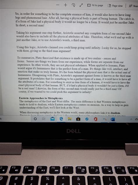 Aristotles Critique Of Platonic Metaphysics