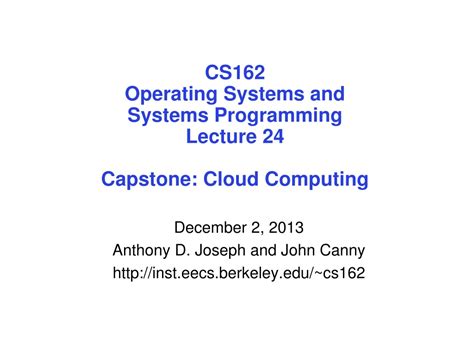 Ppt Exploring Cloud Computing Paradigms And Distributed Systems