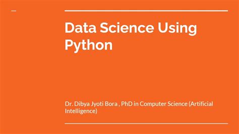 Data Science Using Python Python For Data Science Course For