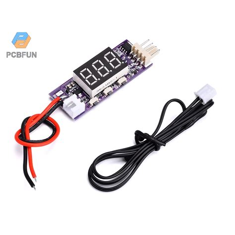 Pcbfun Dc v a สาย Pwm Pc Cpu พดลมควบคมอณหภมเทอรโมสตทควบคมความเรว Shopee Thailand