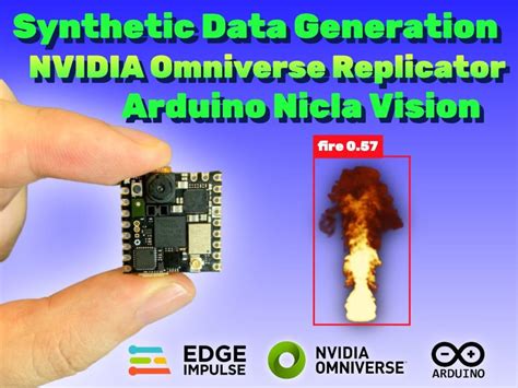 Okdo On Linkedin Fire Detector Using Omniverse Replicator And Arduino Nicla