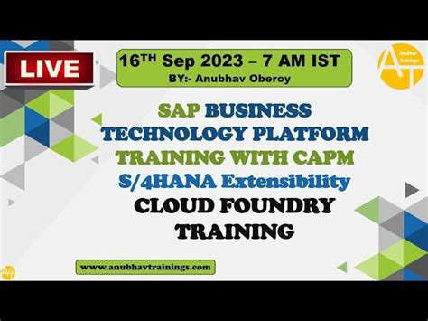 Anjali Kirodiwal On Linkedin Sap Btp Training For Developers Capm