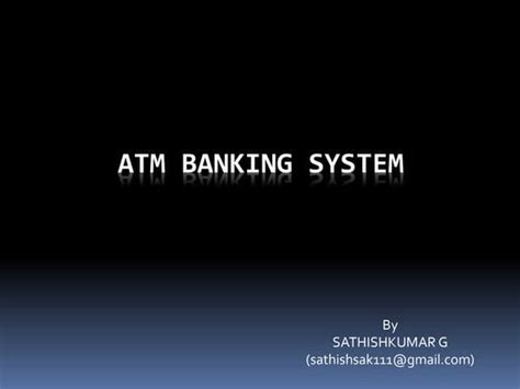 Atm Simulation Mini Project Using Python Programming Language Docx