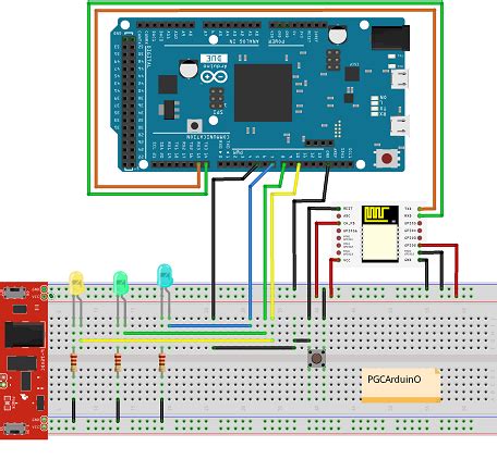 PGCArduinO Módulo WIFI ESP como Servidor WEB y Arduino Due