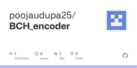 Github Poojaudupa25 Bch Encoder