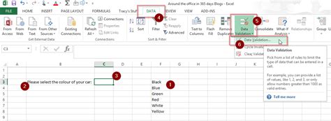 Day 32 Data Validation In Excel Tracy Van Der Schyff
