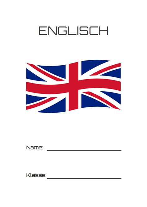 Englisch Deckblatt 3 Deckblatt De