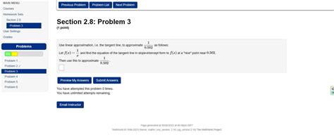 Solved Use Linear Approximation I E The Tangent Line To