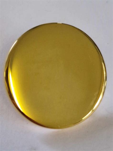 Plain Gilt Flat Engraving Quality Blazer Button The Button Queen