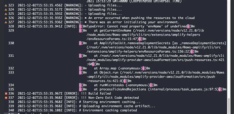 Build Fails With Cannot Read Property Envname Of Undefined · Issue 9184 · Aws Amplifyamplify