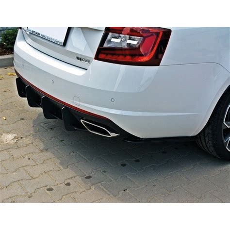 Rear Diffuser For Octavia Rs 2013 2020 Custom Style Car Styling Body K Autovision Europe
