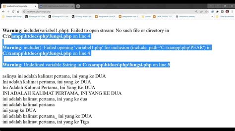Php Pemula 6 Fungsi Class Dan Object Oop Youtube