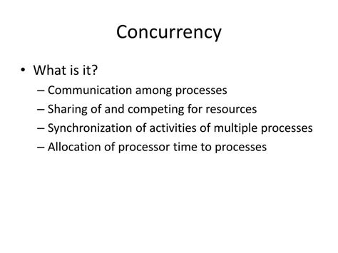 PPT Process Concurrency PowerPoint Presentation Free Download ID