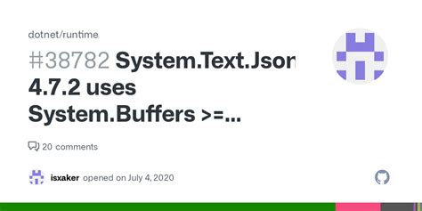 Systemtextjson 472 Uses Systembuffers 4514030 Dll Version
