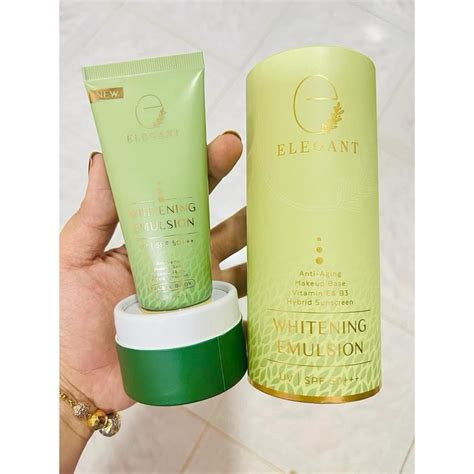 Elegant Whitening Emulsion Sunscreen With Spf50 Shopee Malaysia