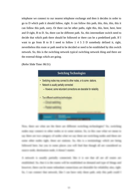 SOLUTION L Circuit Switching And Packet Switching Studypool