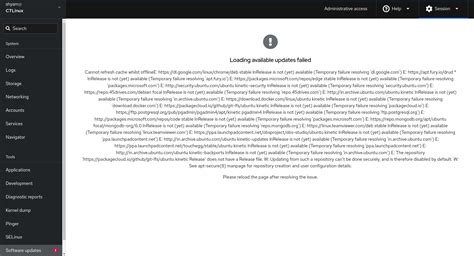 Software Updates Output When Failing To Load Updates Come In A Single Line · Issue 18581
