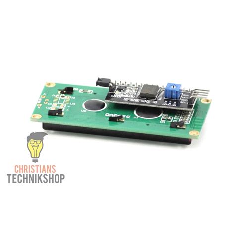 Bundle I2c Lcd Modul 1602 16x2 Zeichen Beleuchtung Blau And I2c Modul 296