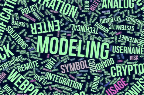 모델링 비즈니스 정보 기술 또는 그것에 대 한 개념적 단어 구름 0명에 대한 스톡 벡터 아트 및 기타 이미지 0명 말레이시아 방패 Istock