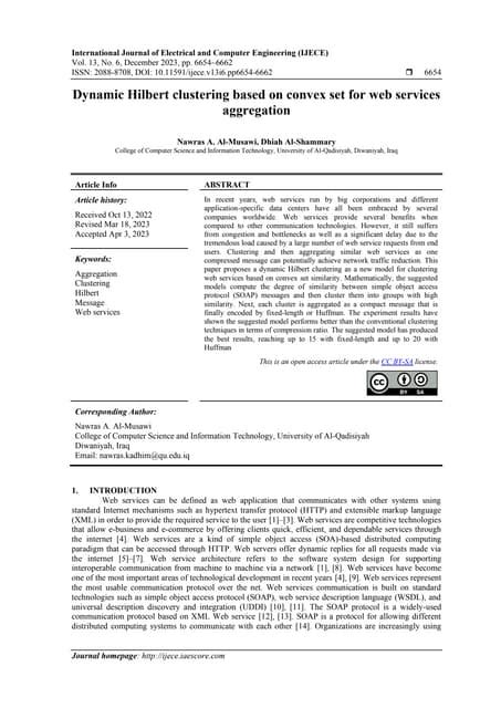 Dynamic Hilbert Clustering Based On Convex Set For Web Services