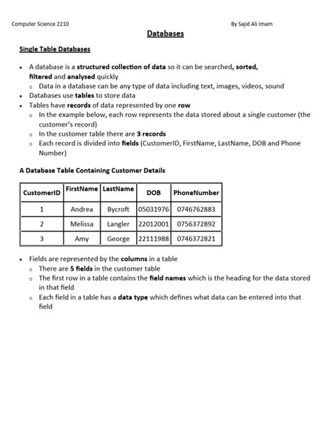 databases pdf data type databases