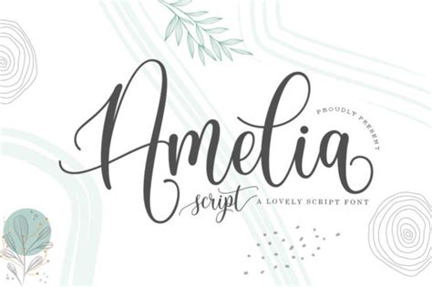 Amelia Script Font Font Canyon