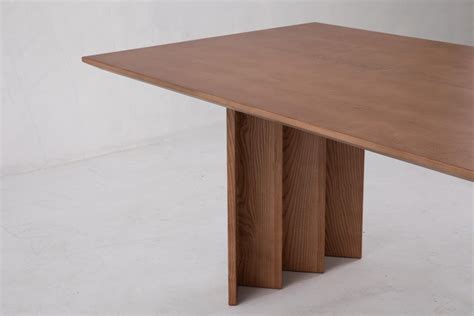 Zafal Dining Table 84 Sienna Minimalist Dining Table In Wood For