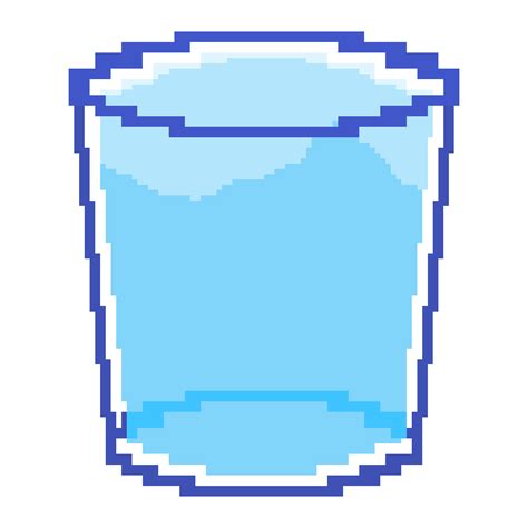 Pixilart Glass Of Water By Angelo Uwu