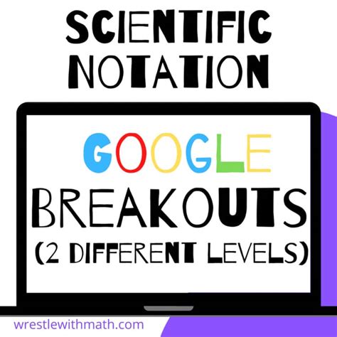 Introduction To Scientific Notation Two Digital Breakout Activities