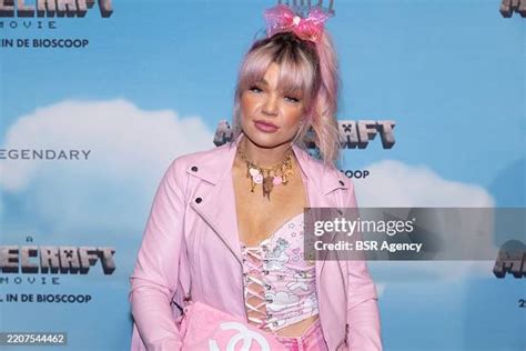 Amanda Van Effrink During A Minecraft Movie Premiere At Pathe Arena