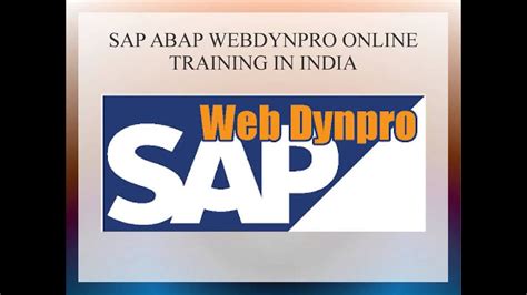 Webdynpro Sap