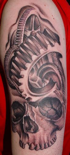 Traditional Gearhead Tattoos