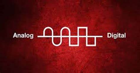 Digital And Analog Signals Analog And Digital Signals By