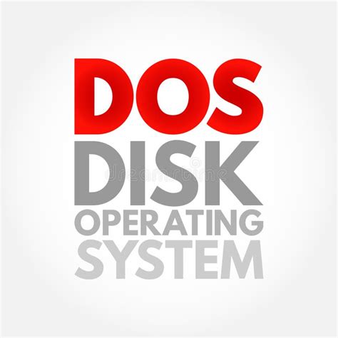 Dos Disk Operating System Is A Computer Operating System That Resides On And Can Use A Disk