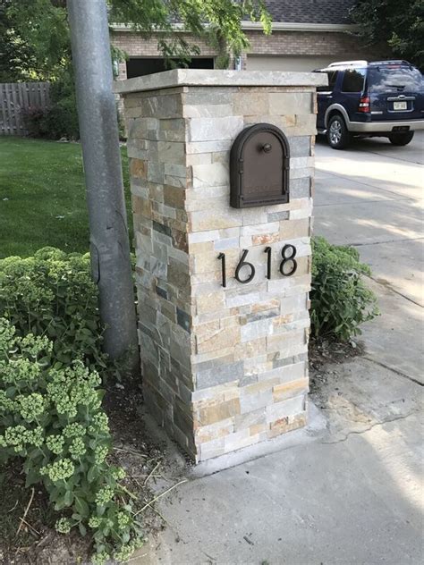38 Adorable Stone Mailbox Ideas And Designs For 2020 Curb Appeal